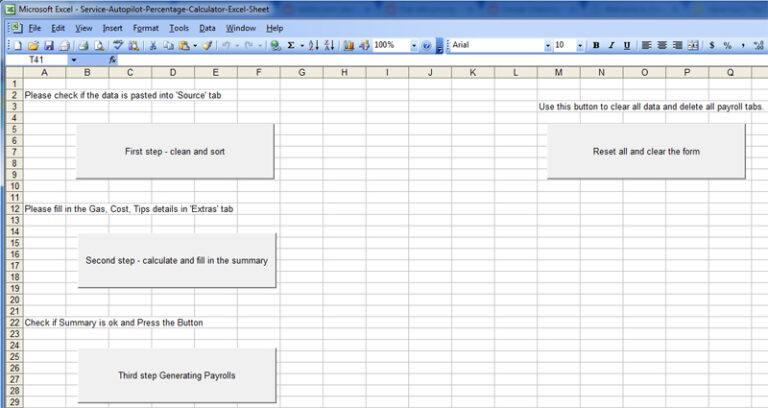 Service Autopilot Excel Commission Payroll Calculator - Dallas Maids®